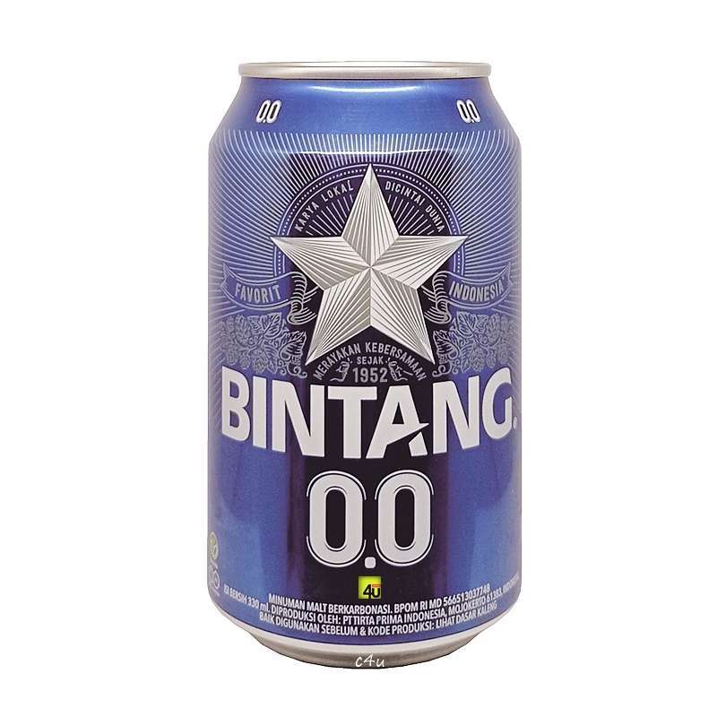 Promo Bintang Zero - Minuman Ringan Perisa Apel - 330ml Kaleng Diskon ...