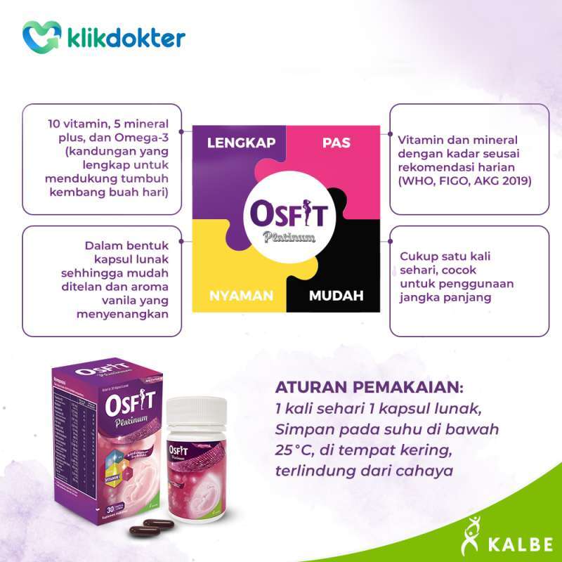 Promo Osfit Platinum 30 kapsul - Suplemen Ibu Hamil & Menyusui Diskon ...