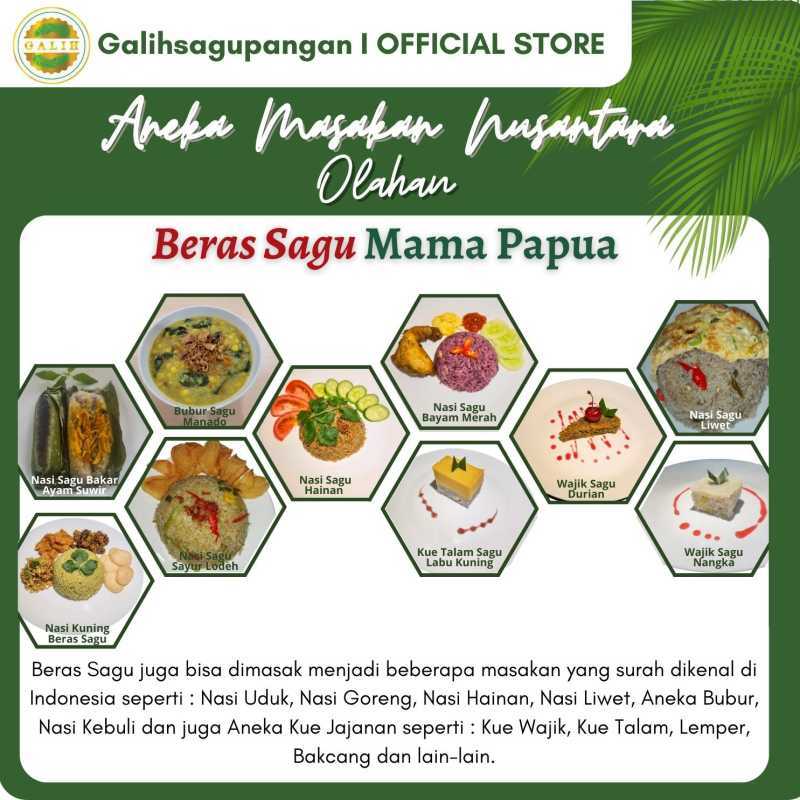 Jual Beras Sagu Original Mama Papua Kemasan 5 Kg Di Seller Sagu Mama ...