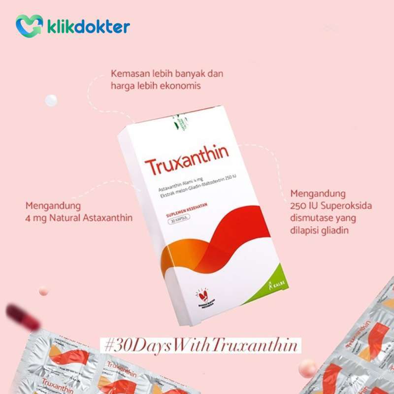 Jual Truxanthin 30 Kapsul - Suplemen Astaxanthin Tinggi Antioksidan Di ...