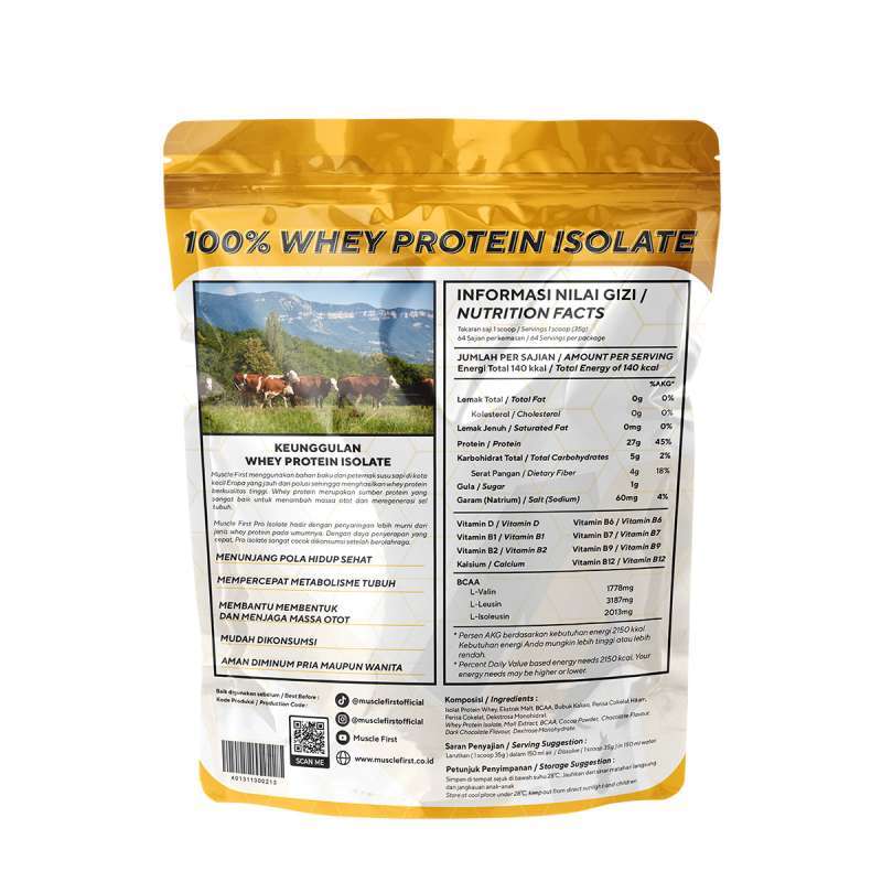 Promo Muscle First M1 Pro Isolate 5 Lbs - Rasa Coklat Diskon 3% Di ...