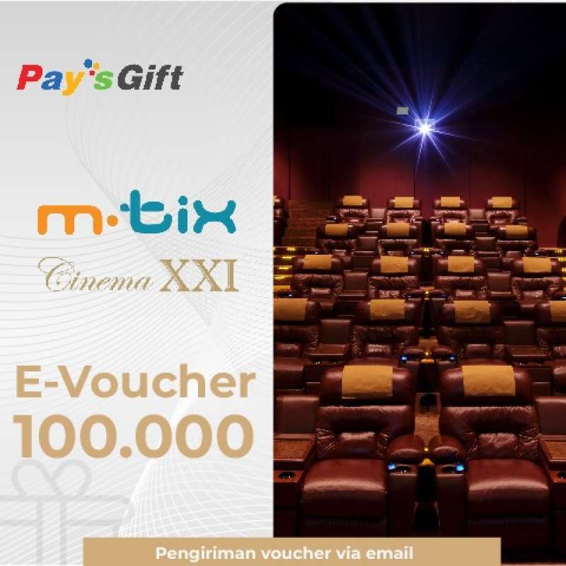 Promo [paysgift] Voucher Digital Mtix Nonton Cinema 21 (xxi) Rp 100.000 ...