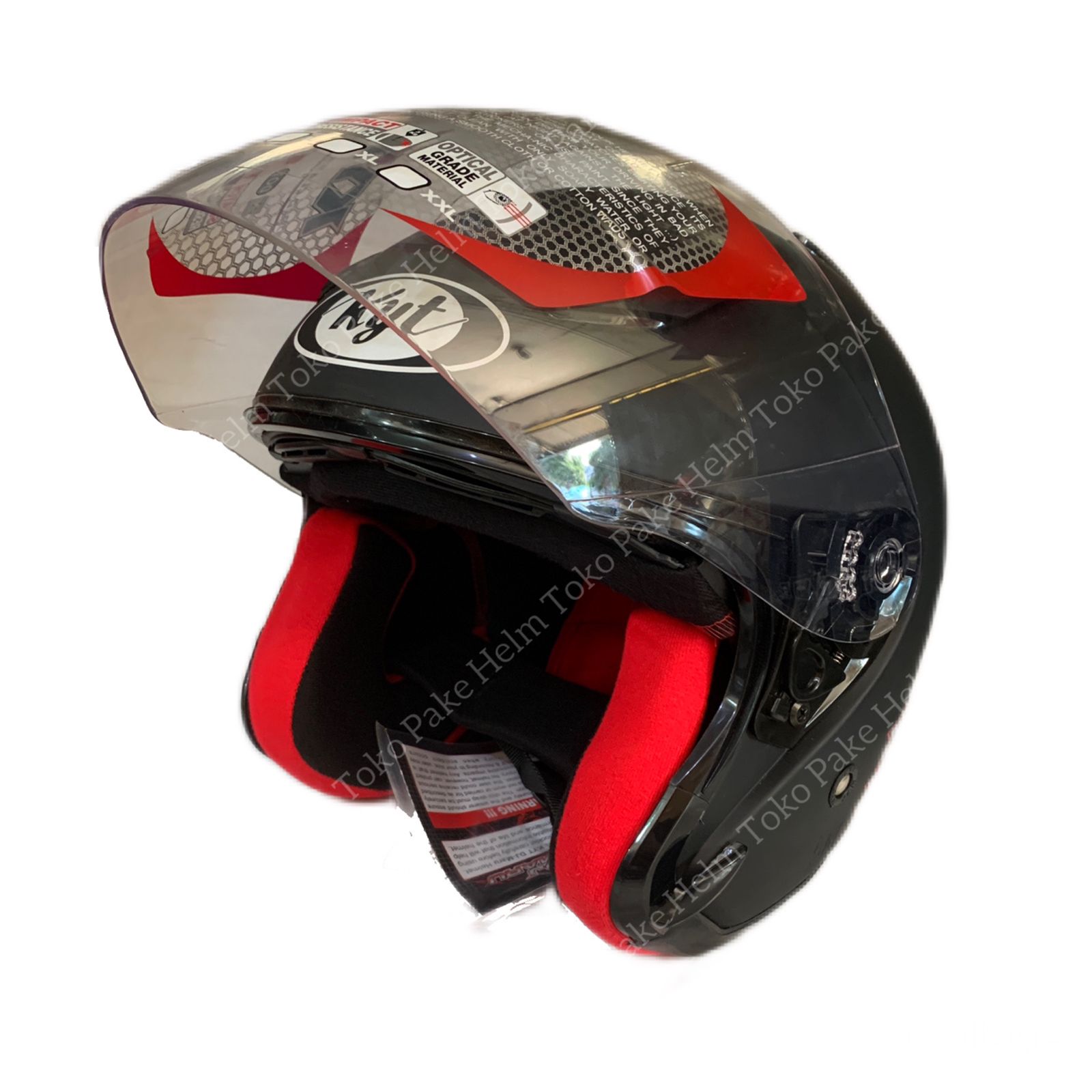 Jual Helm Kyt Dj Maru Hitam Dof Black Dof Kyt Half Face Djmaru - L Di ...