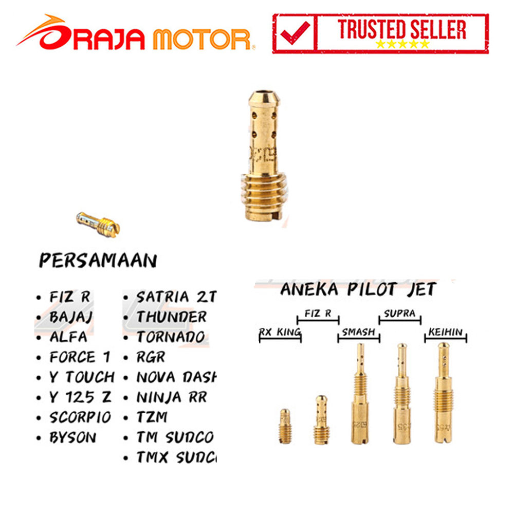 Promo Xtreme Pilot Jet Yamaha Scorpio / F1 Zr / Alfa / Byson / Suzuki ...