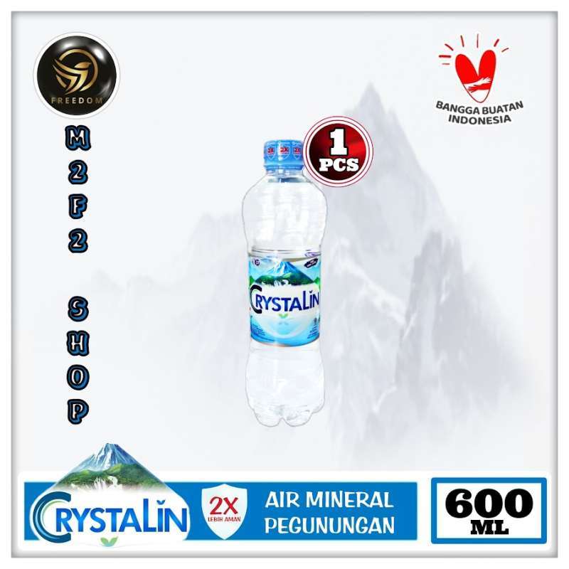 Promo Air Mineral Crystalline | Crystalin pH8+ Botol Tanggung Plastik ...