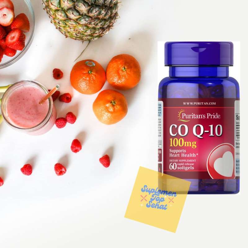 Promo Original Puritan Q-sorb™ Co Q-10 100 Mg Rapid Release 60 Softgels Kesehatan Jantung Diskon ...