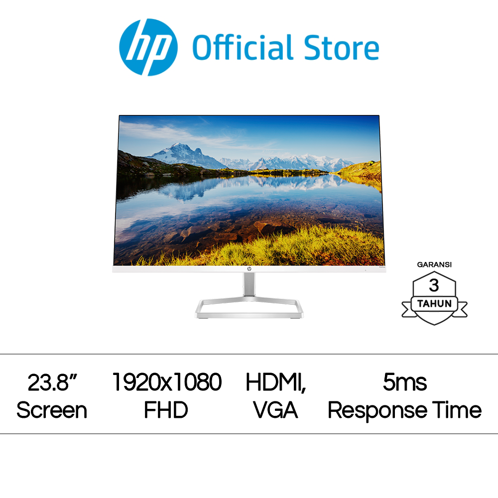 Jual Monitor HP M24fwa FHD / 23.8 / 1920 x 1080 / HDMI / VGA / Garansi 3 Tahun / Official di ...