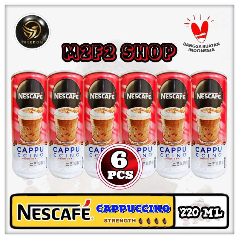 Promo Kopi Nescafe Ala Cafe Cappuccino Kaleng | Can - 220 ml (Kemasan 6 ...