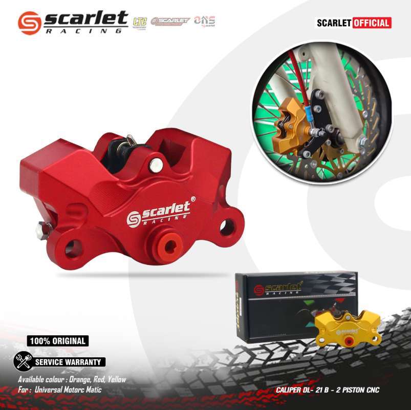 Jual Scarlet Racing - Cakram Depan Kaliper Caliper Motor Dl21b 2 Piston ...