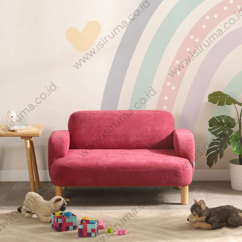 Jual Kursi Tamu Sofa Anak 2 Dudukan Kain Minimalis Bubble 2 Seater ...