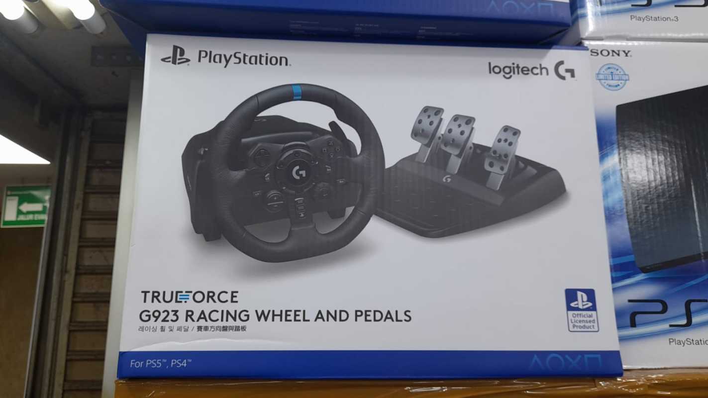 Jual Logitech G923 Trueforce Sim Racing Wheel With Shifter - Shifter Di ...