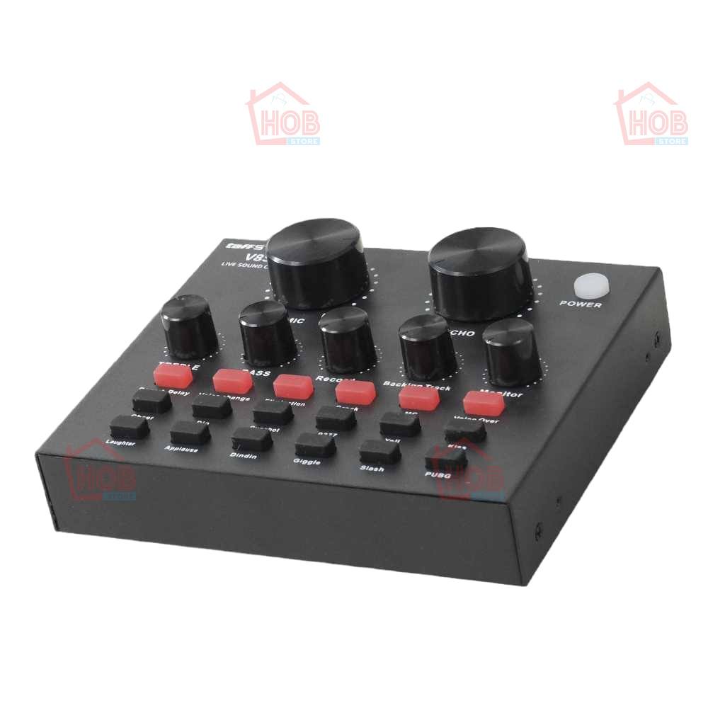 Promo Taffstudio Soundcard V8s Bluetooth Digital Audio Microphone ...