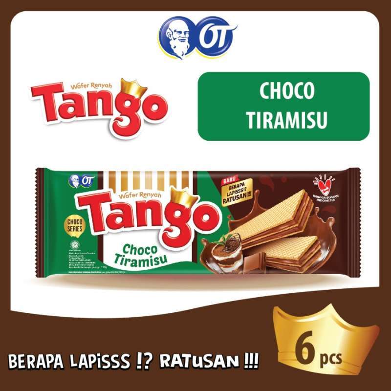 Promo WAFER TANGO CHOCO TIRAMISU 110GR [ISI 6 PCS] Diskon 21% di Seller ...
