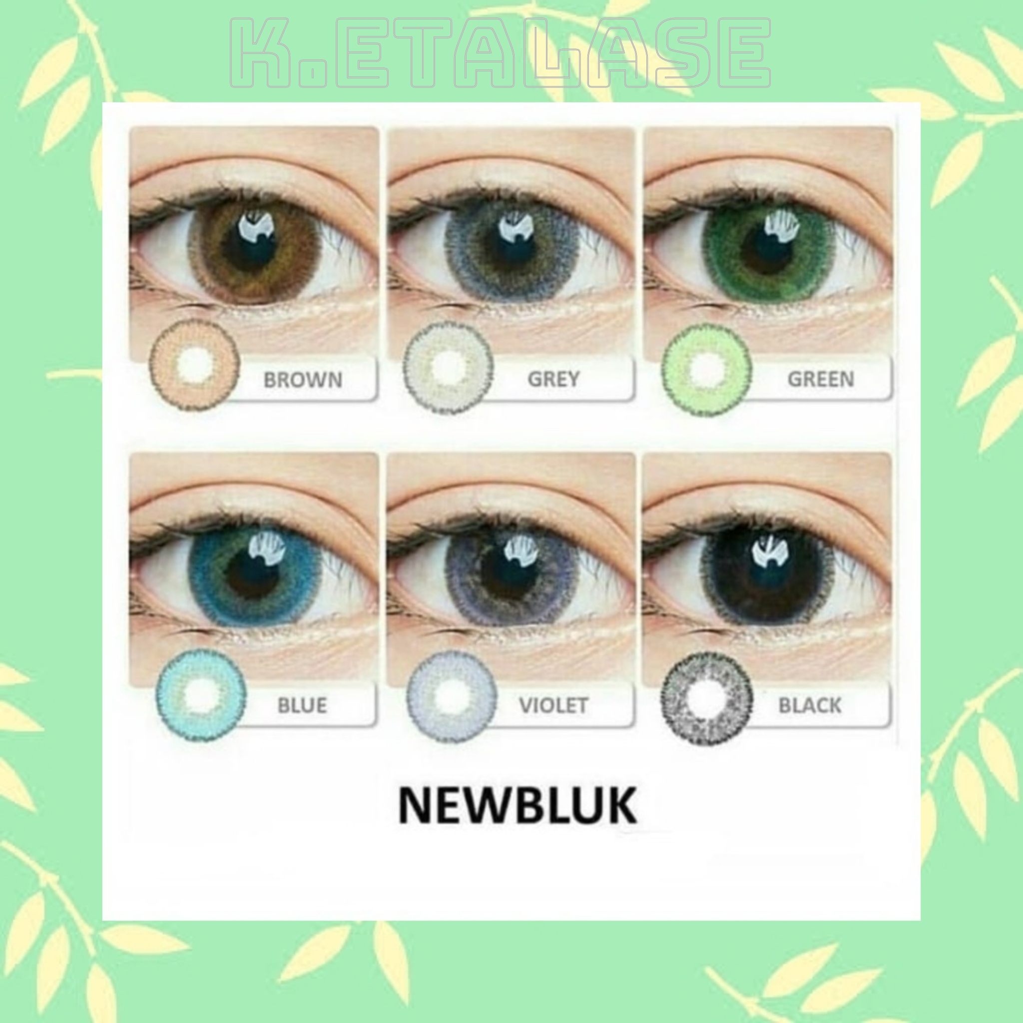 Promo cek promo Softlens NEWBLUK big eyes gratis tempat softlens ...