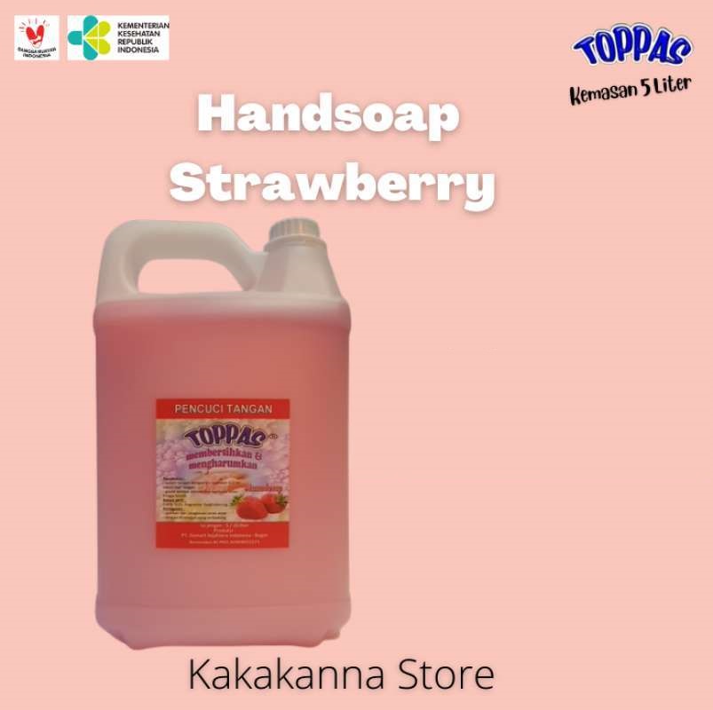 Toppas Sabun Cuci Tangan 5 Liter Lengkap Harga Terbaru April 2024 | Blibli