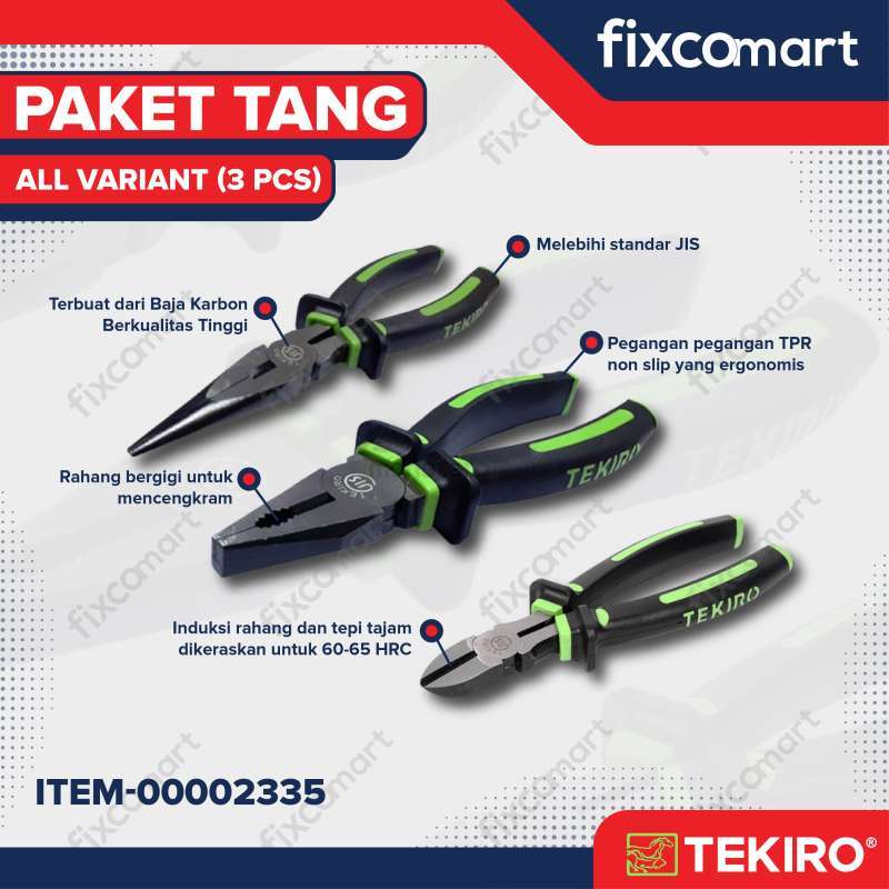 Jual Tang Kombinasi 6 Tekiro Original Murah - Harga Diskon Juni 2024 | Blibli.com