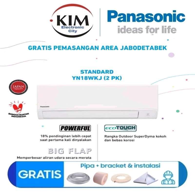 Jual Ac Panasonic 2 Pk Yn-18akj 2 Pk Standard Turbo Cooling R32 [garansi Resmi] - Paket ...