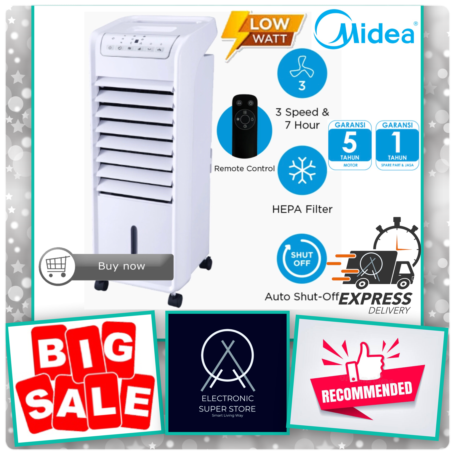 Air Cooler Midea - Harga Terbaru Juni 2024 | Blibli