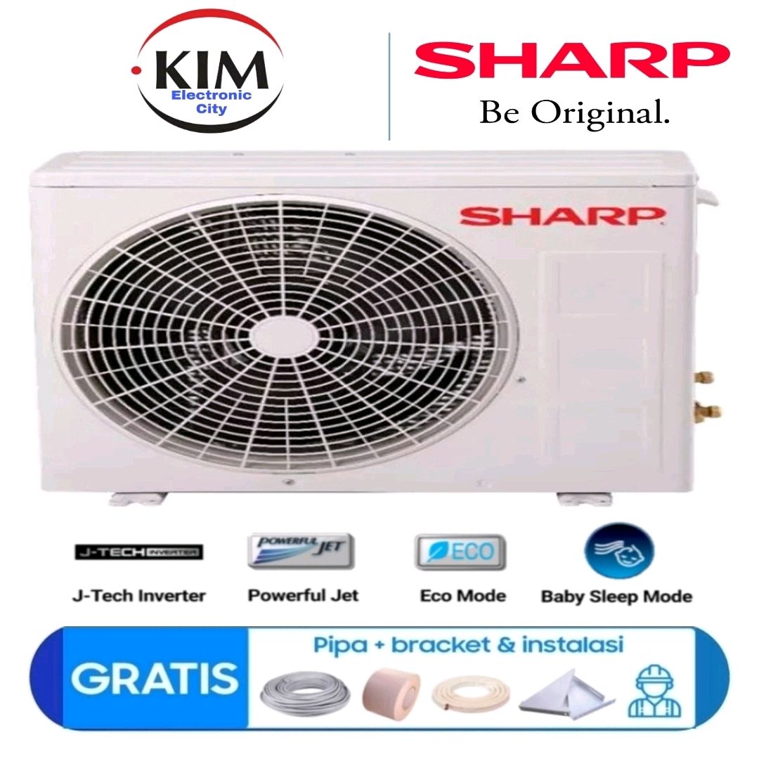 Jual Ac Sharp Thailand 2 Pk Ah-x18zy 2 Pk Inverter J-tech Turbo Cooling ...
