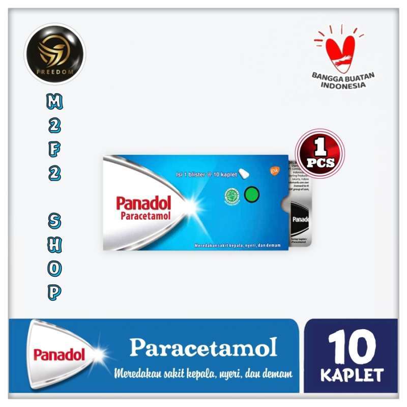 Jual Obat Demam Panadol Regular Warna Biru - 500 Mg (kemasan Satuan) Di ...