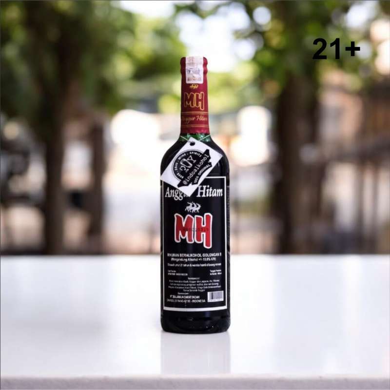 Promo Anggur Hitam Mh 620ml - Indoalkohol Original 100% Diskon 26% Di ...