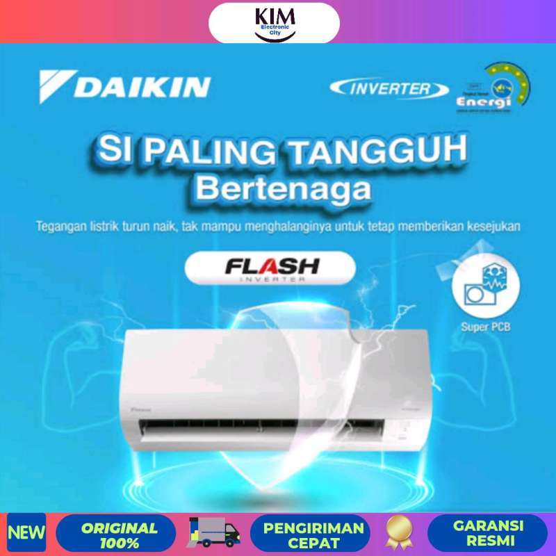 Jual Ac Daikin 1 Pk Ftkq25uvm 1 Pk R32 Flash Inverter Thailand [indoor+outdoor Unit Only ...