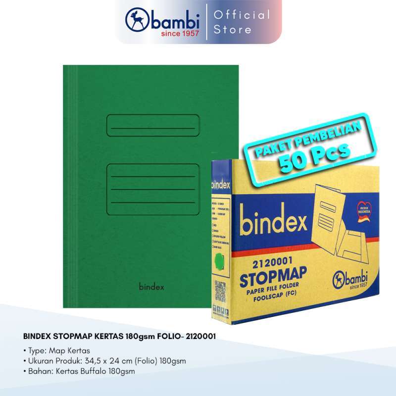 Stopmap Kertas 1 Pak - Promo "PELANGGANBARU-20K"