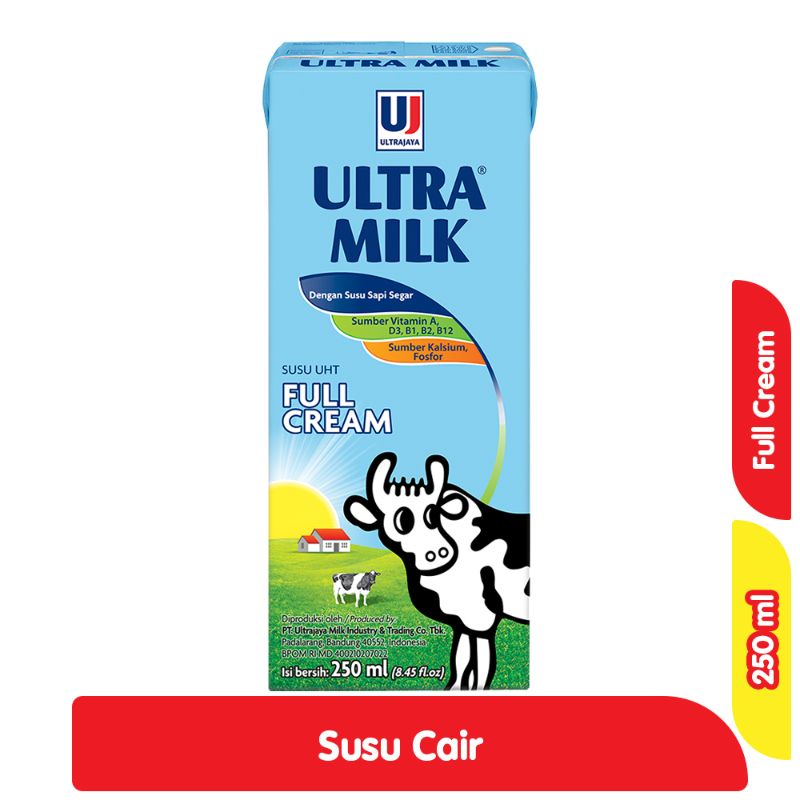 Jual Ultra Milk Susu Uht Full Cream 250 Ml Di Seller Alfamart Official ...
