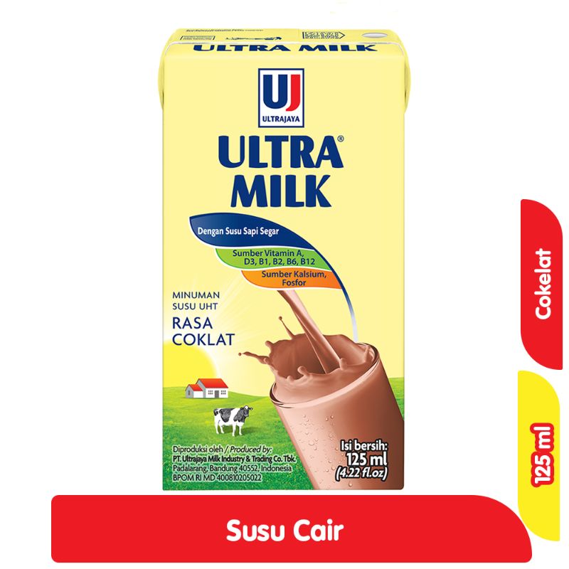 Jual ULTRA MILK Susu UHT Coklat 125 ml di Seller Alfamart Click & Collect - ALFAMART GADING REJO ...