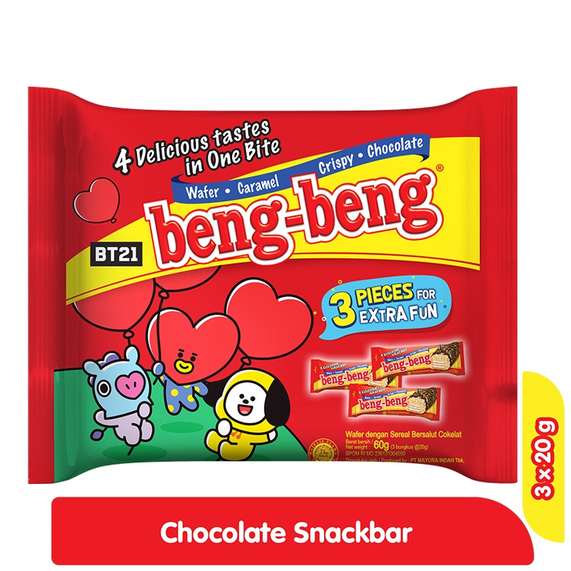 Jual Beng-beng Wafer Rice Crispy Chocolate 3 X 20 G Di Seller Alfamart ...