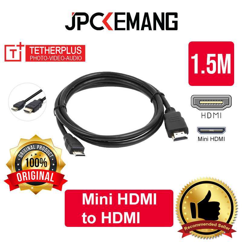 Jual Jpc Kemang Kabel Kamera Tetherplus Mini Hdmi To Hdmi 1.5m Cable Tp ...