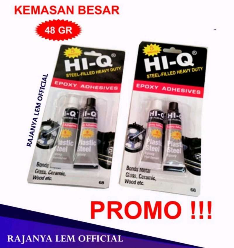 Jual Lem Besi 5 Menit Lem Epoxy Epoksi Hi Q Di Seller Rajanya Lem ...
