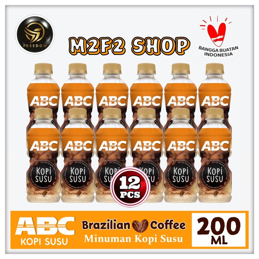 Promo Kopi Susu Abc Brazilian Coffee Botol Pet - 200 Ml (kemasan 12 Pcs ...