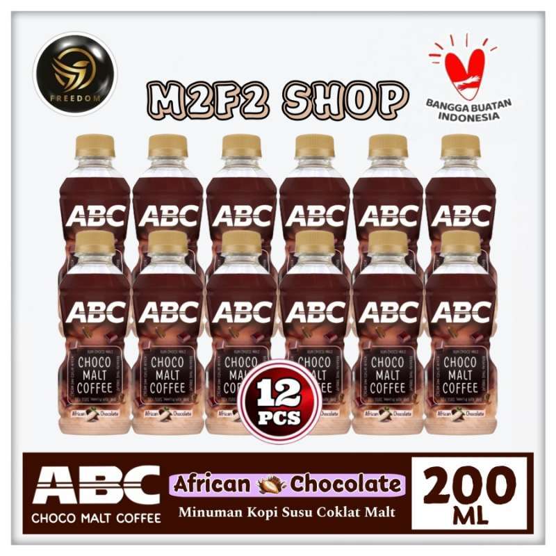 Promo Kopi Abc African Choco Malt Coffee Botol Pet - 200 Ml (kemasan 12 ...