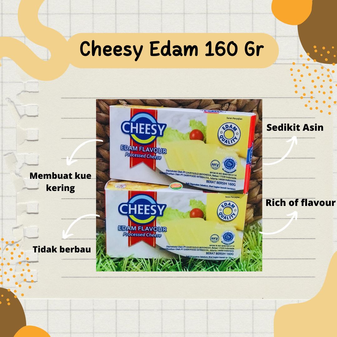 Jual Keju Cheesy Edam 170gr Di Seller Cistin Toko Bahan Kue - Tamangapa ...