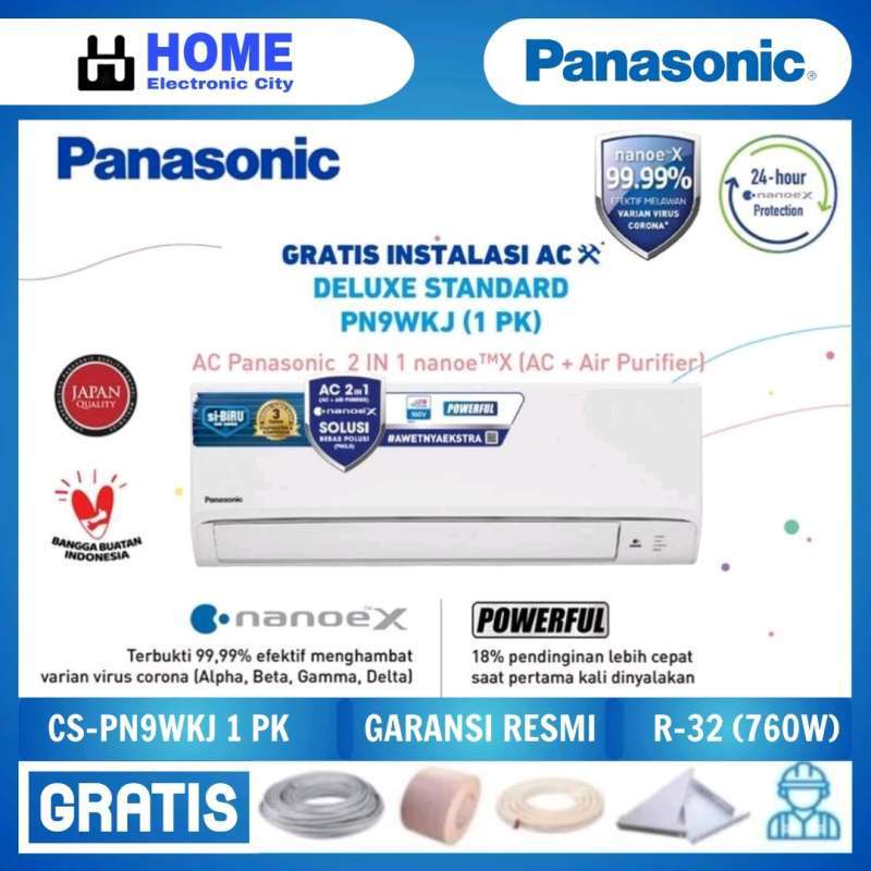 Jual Ac Panasonic Cs/cu-pn9wkj [1 Pk] Ac 2 In 1 [ac + Air Purifier] Low Voltage + Nanoe-x ...