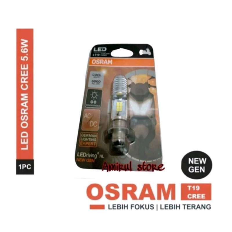 Promo LAMPU BOHLAM LED T19 MOTOR OSRAM 12 V H6 M5 K1 PUTIH - KUNING - 7735CW - 1 Pcs Diskon 7% ...