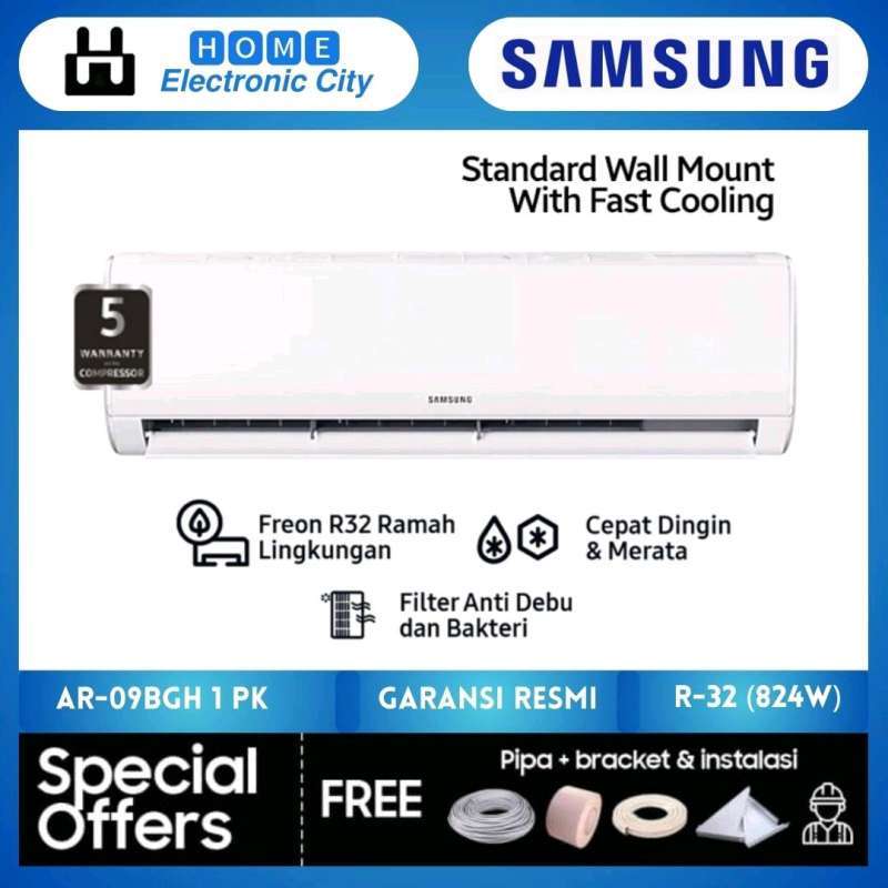 Jual Ac Samsung Ar09bghqasinse 1 Pk 824 Watt Fash Cooling R32 (btu 9. ...