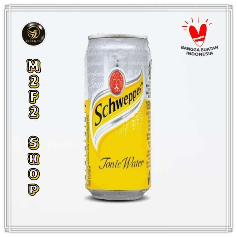 Jual Schweppes Tonic Water Can | Air Soda Tonik Kaleng - 250 Ml ...