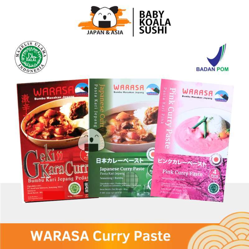 Promo Warasa Japanese Curry Kare Jepang 80 G Halal ? Bumbu Nasi Kari ...