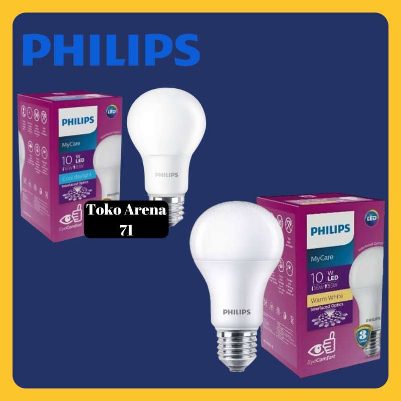 Promo Lampu Led Philips 10 Watt Bohlam 10w Philip Putih 10 W Bulb Led 10watt Lampu Led Philip ...