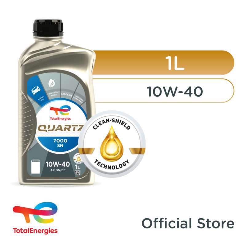 Promo Totalenergies - Quartz 7000 10w-40 Sn/cf Oli Mesin Mobil 1l Diskon 13% Di Seller ...