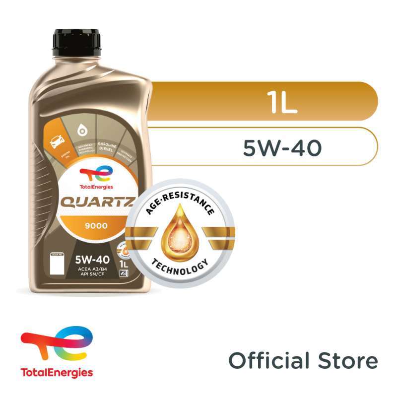 Jual Totalenergies - Quartz 9000 5w-40 Sn/cf Oli Mesin Mobil 1l Di Seller Totalenergies Official ...