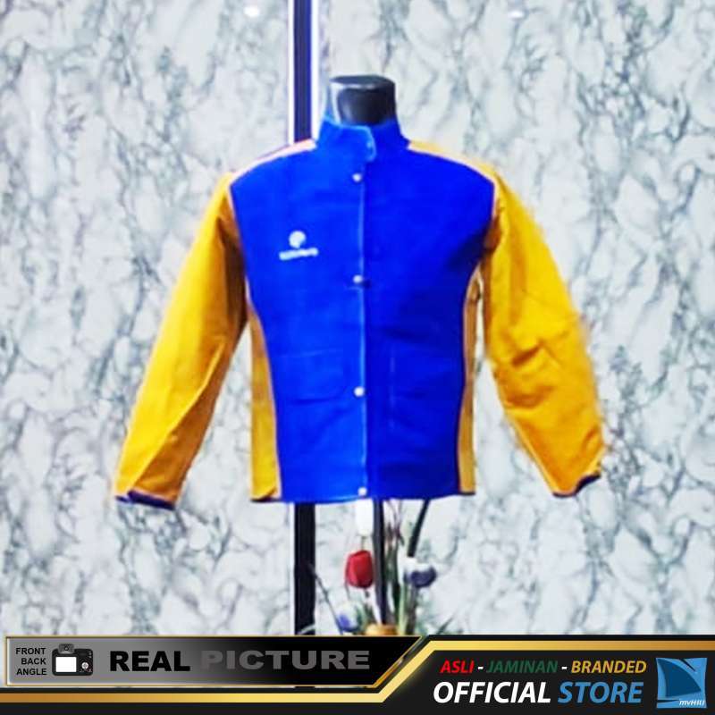 Jual Jaket Las Besar Xl Full Kulit - Fashion Apron Welding Jacket ...