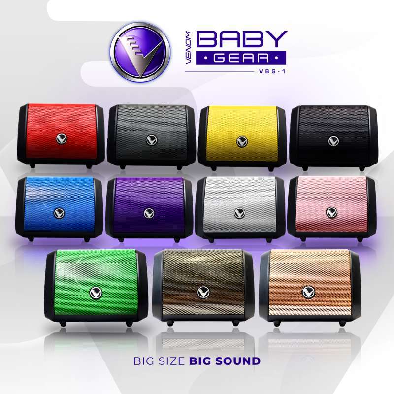 Promo Venom Baby Gear Vbg-1 Speaker Bluetooth - Abu-abu Diskon 29% Di ...