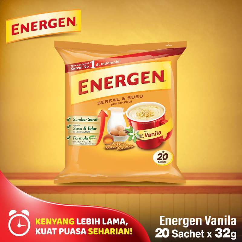 Promo Energen Vanila Bag @32 Gr Diskon 9% Di Seller Mayora Official ...