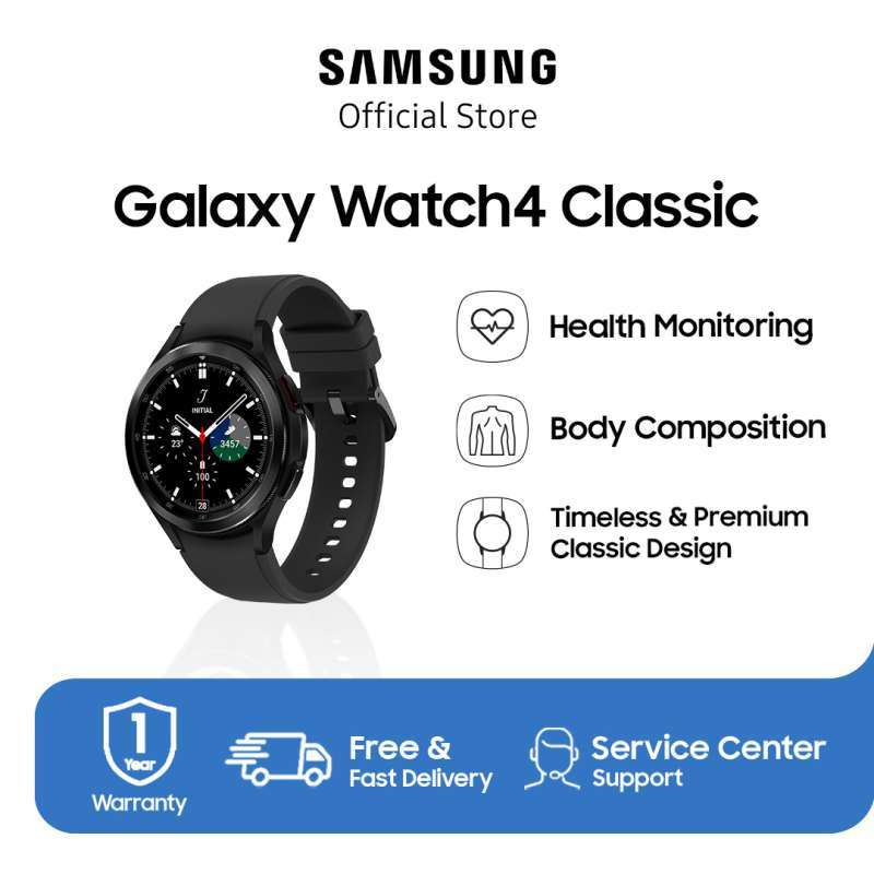 Jual Samsung Galaxy Watch4 Classic Smartwatch [42 Mm] - Black Di Seller ...