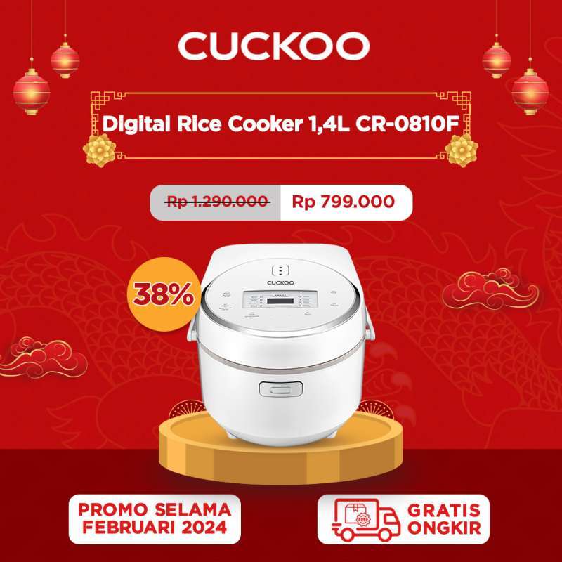 Promo CUCKOO Digital Rice Cooker 1.44 L CR-0810F Magic Com Penanak Nasi ...