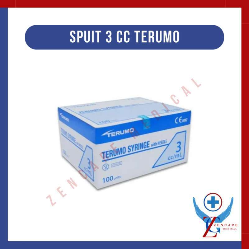 Jual Spuit 3 Cc Terumo / Syringe 3 Ml Terumo Sebox Isi 100 Pcs Di ...