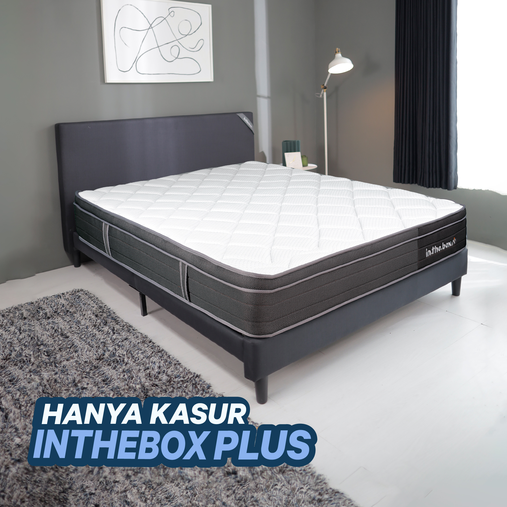Promo Kasur Spring Bed In The Box Plus (plush Top) - Free Bantal - 180 ...